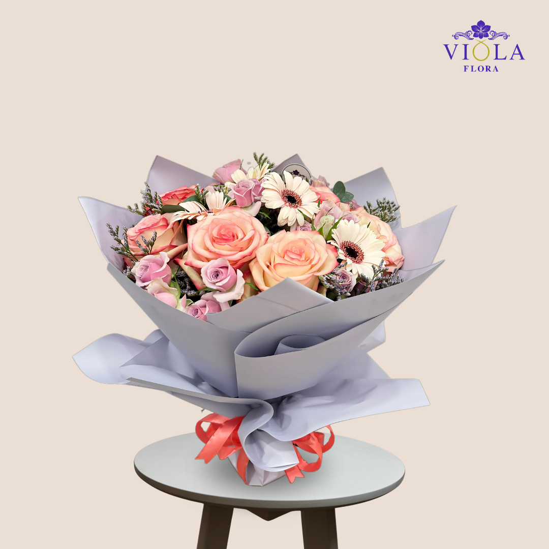 Tropical Summer Flower Bouquet | Vibrant & Exotic Blooms by Viola Flora ...